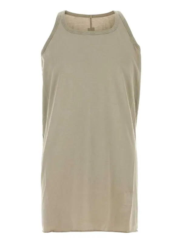 Rick Owens Logo Patch Sleeveless T-shirt - Beige