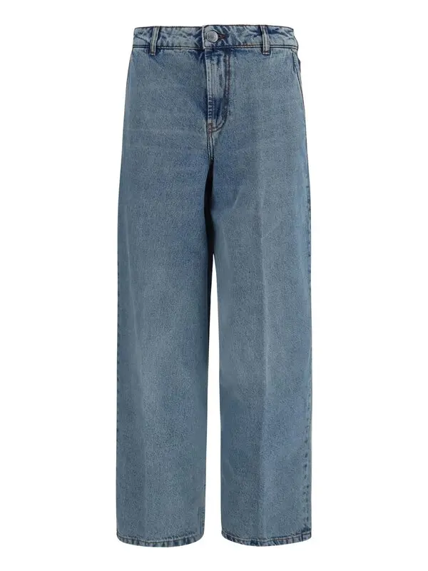 AMI Paris Balloon Jeans In Denim - Blue