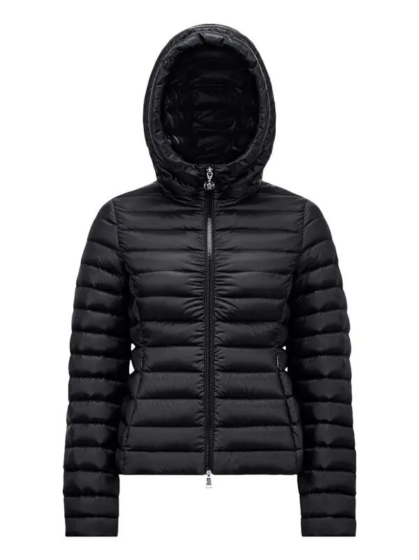 Moncler Ige Logo Patch Zip-up Jacket - Black