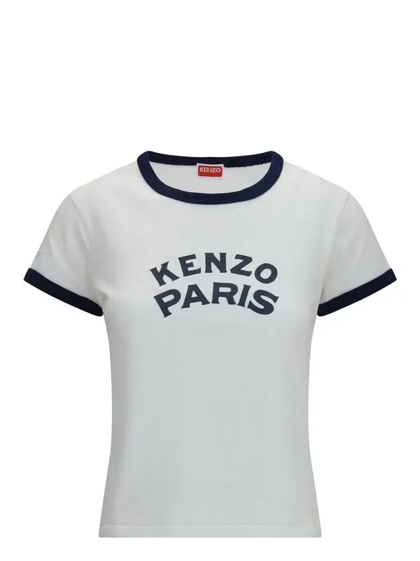 Kenzo Emblem Cotton T-shirt - White