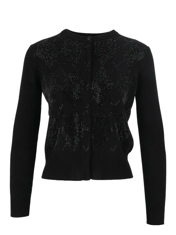 Max Mara Mstgiovane Embellished Cardigan - Black