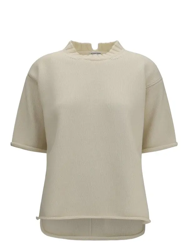 Bottega Veneta Wool And Cashmere-blend Knit T-shirt - Multicolor