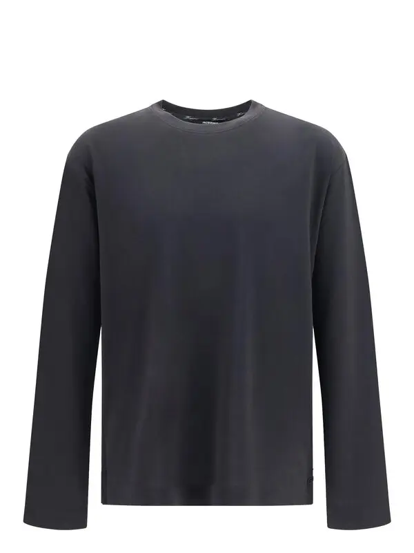 Jacquemus Rond Carré Long-sleeve T-shirt - Black