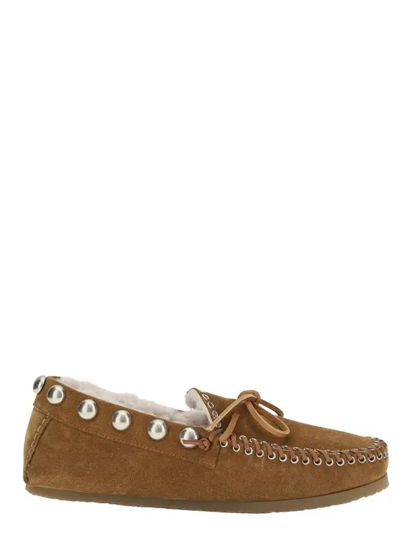 Isabel Marant Étoile Fitza Suede Loafers - Brown