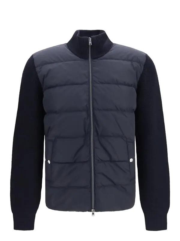 Herno Padded Cardigan - Blue