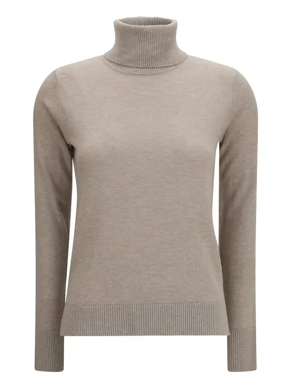 Max Mara S Allegra Wool Turtleneck Sweater - Cream