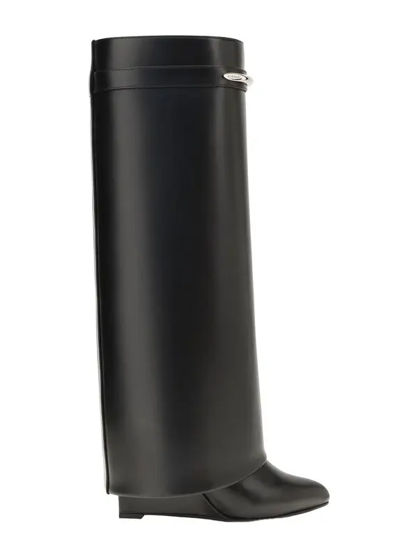 Givenchy Leather Shark Boots - Black