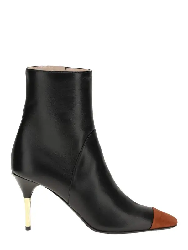 Valentino Garavani Sinead Nappa And Suede Ankle Boots - Black