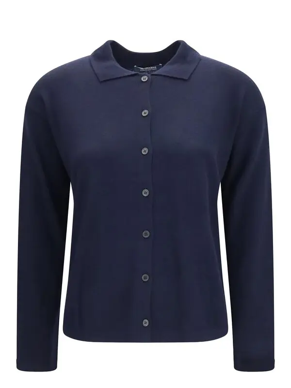 Max Mara S Chiara Virgin Wool Cardigan - Blue
