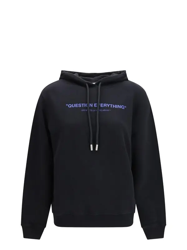 Off-White Question Everything Hoodie - Black