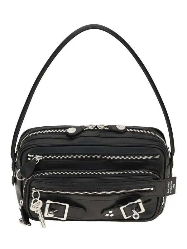 Acne Studios Camero Party Belts Shoulder Bag - Black
