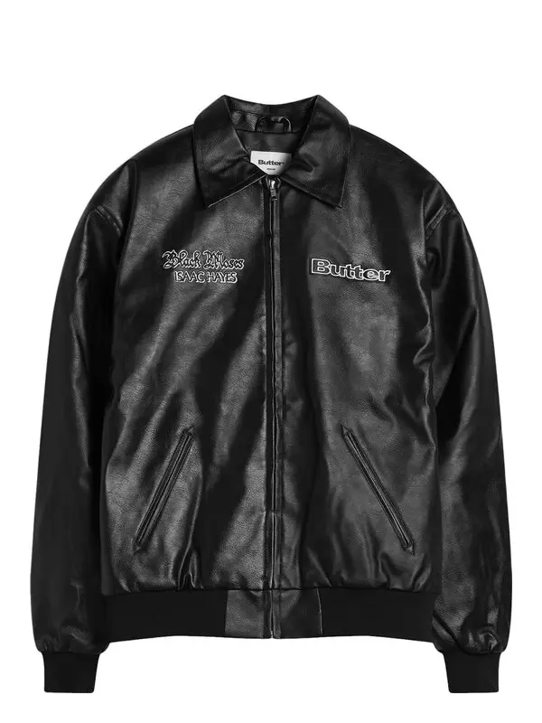 BUTTER GOODS Isaac Hayes Bomber Jacket - Black