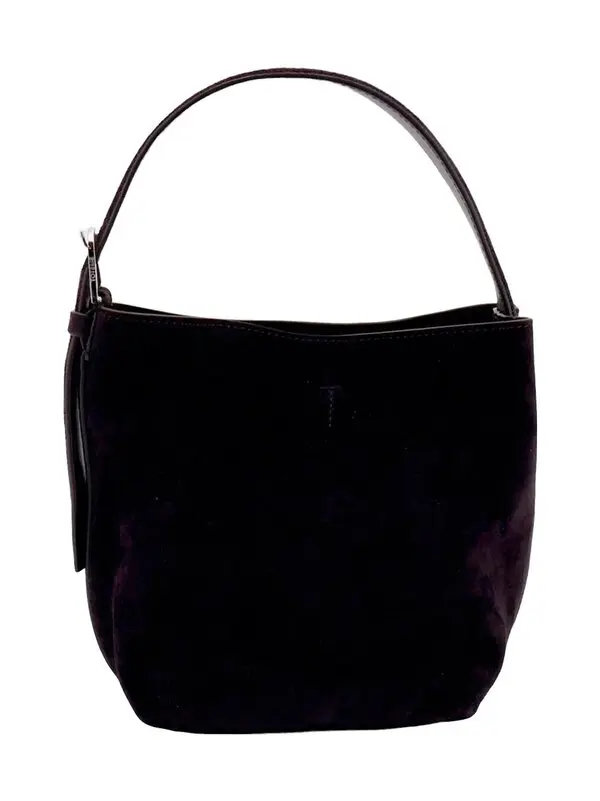 TOTEME Small Belted Suede Handbag - Multicolor
