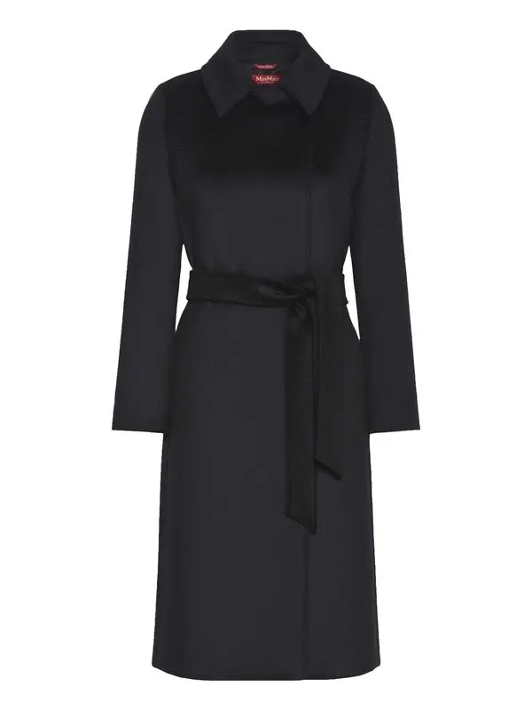 Max Mara Bcollag Wool Coat - Black