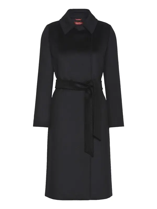 Max Mara Bcollag Wool Coat - Black