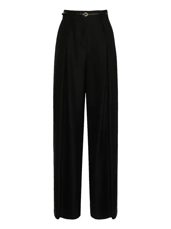 Max Mara Aere Wide Trousers - Black
