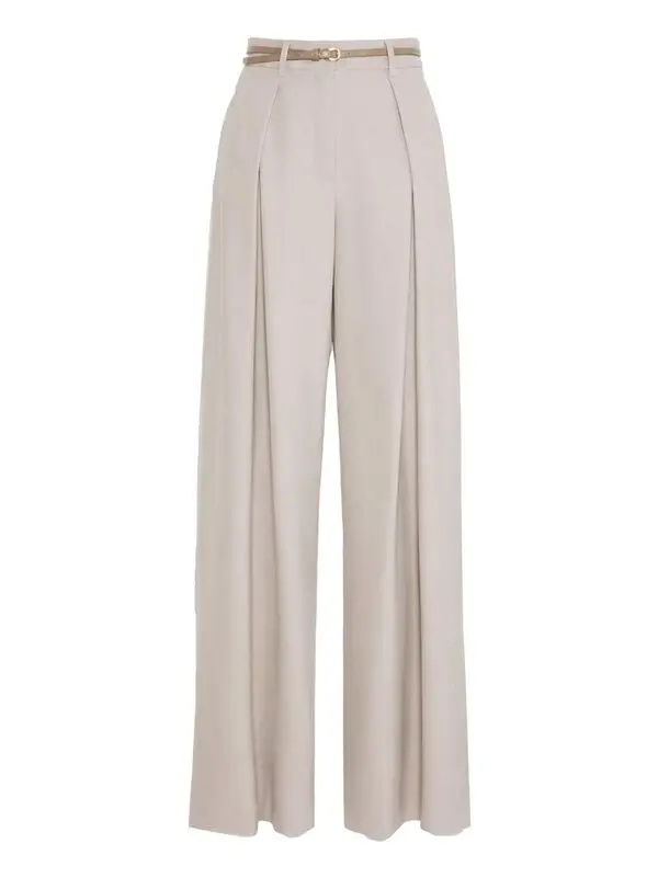 Max Mara Aere Wide Trousers - Cream