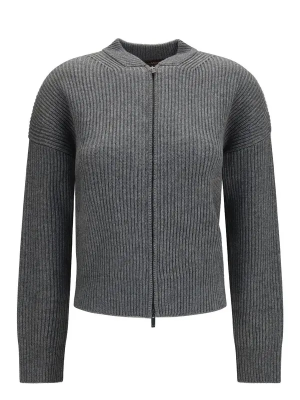 Max Mara Carnet Cardigan - Gray