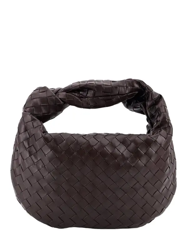 Bottega Veneta Jodie Small Leather Handbag With Intrecciato Motif - Multicolor