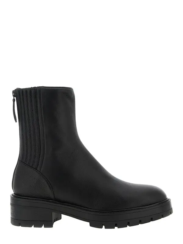 AQUAZZURA Saint Honore' Ankle Boots - Black