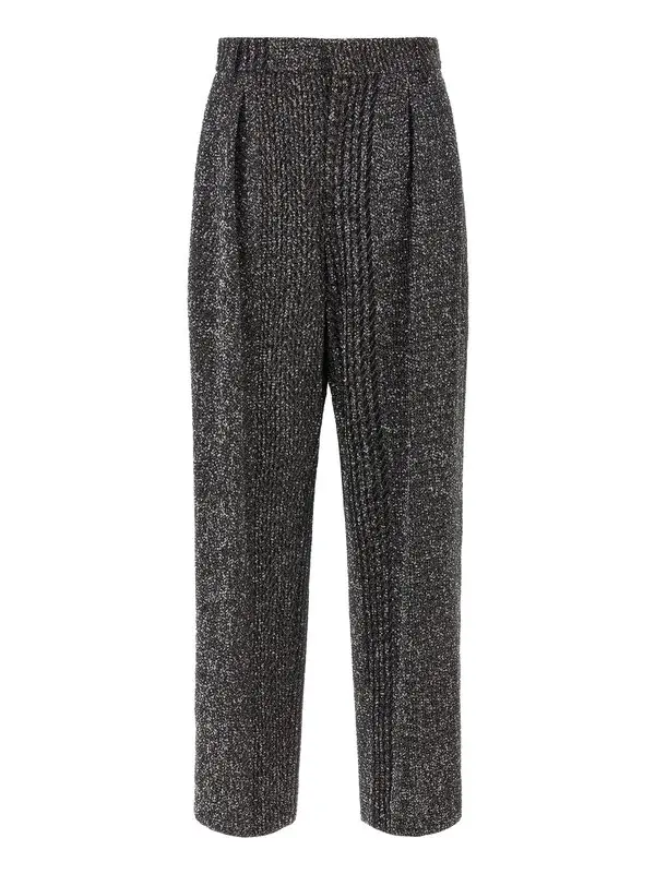 Missoni Lamé And Sequin Yarn Pants - Black