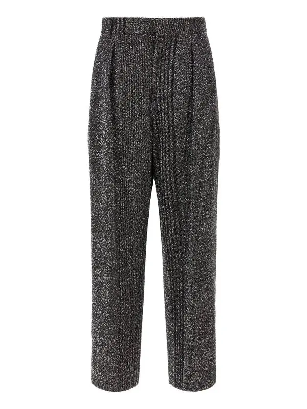 Missoni Lamé And Sequin Yarn Pants - Black