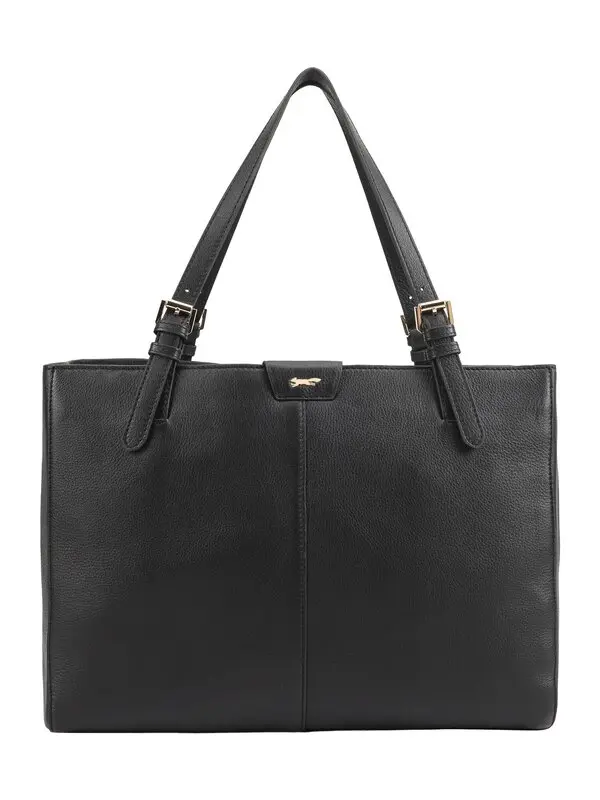 Paul Costelloe Argo Leather Tote - Black