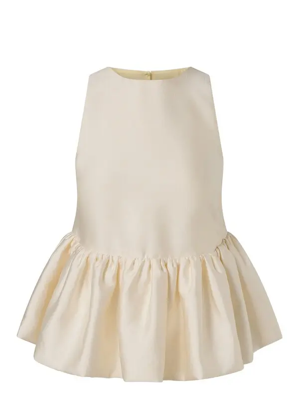ROAME Alexi Wool-blend Top - Ivory