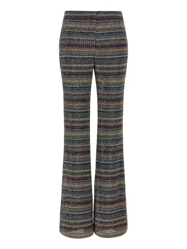 Missoni Weaved Greek Pattern Pants - Multicolor