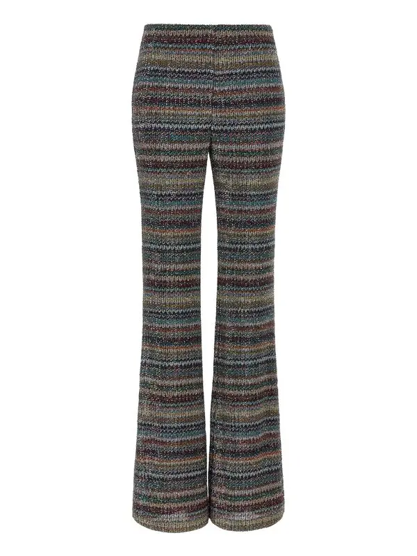 Missoni Weaved Greek Pattern Pants - Multicolor