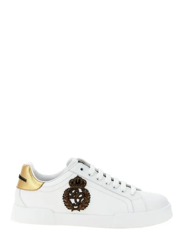 Dolce & Gabbana Portofino' Sneakers - Gold