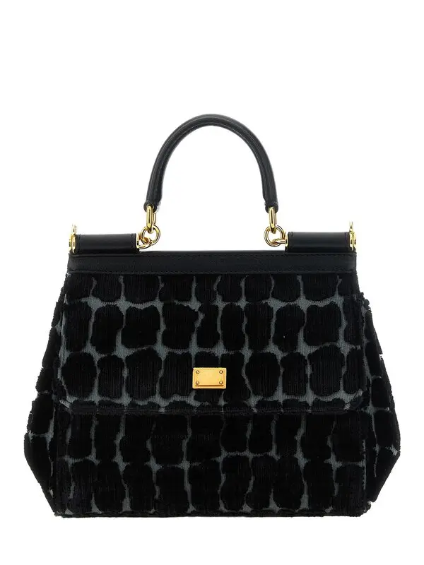 Dolce & Gabbana Sicily' Small Handbag - Black