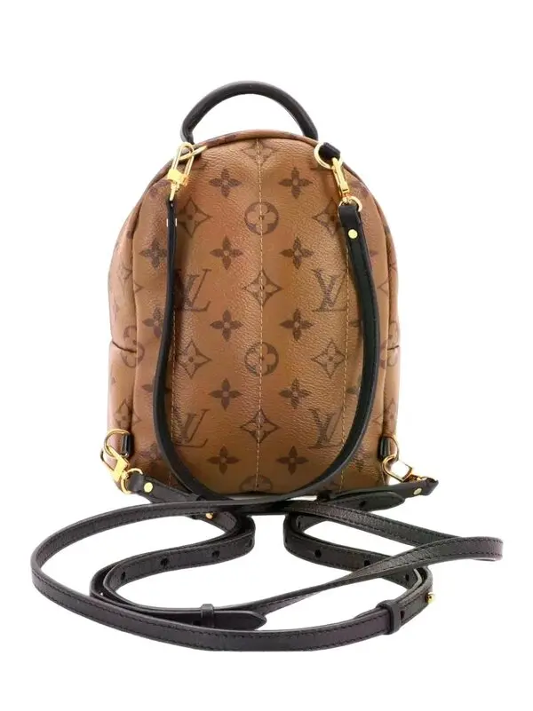 LOUIS VUITTON Palm Springs Reverse Monogram Canvas Mini Backpack - Brown