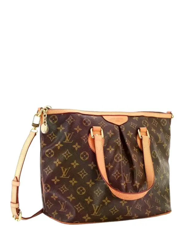 LOUIS VUITTON Palermo Handbag Monogram Canvas Pm Tote Bag - Brown