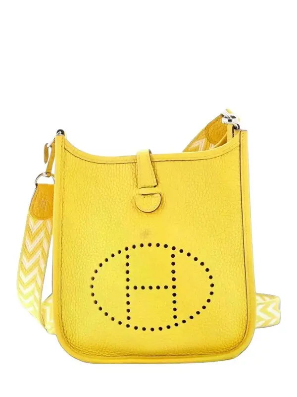 Hermès Evelyne Bag Gen Iii Clemence Tpm Crossbody Bag - Yellow