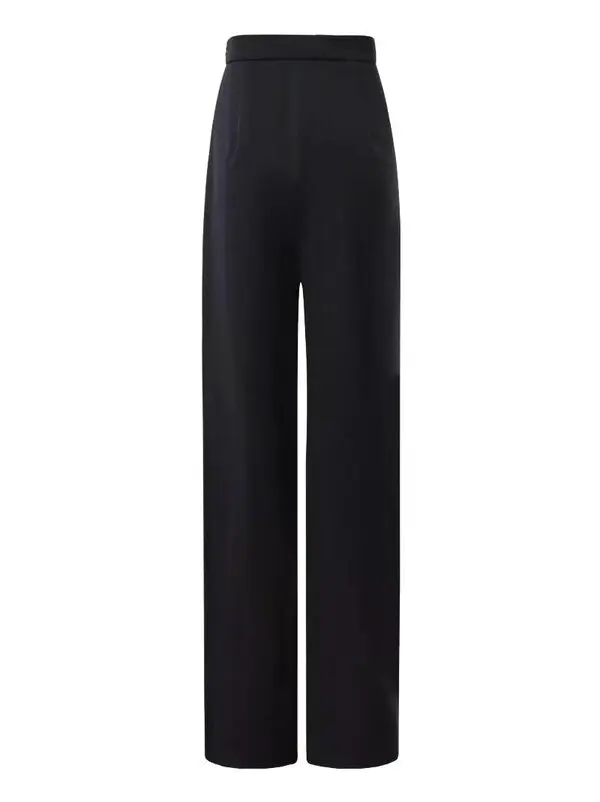 Max Mara High-waisted Trousers - Blue
