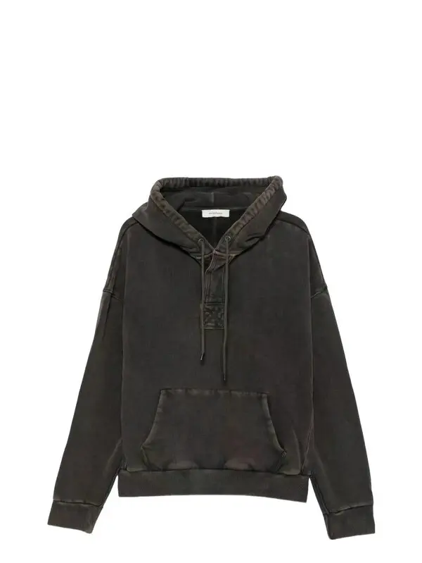 ENTIRE STUDIOS Faded-effect Hoodie - Black
