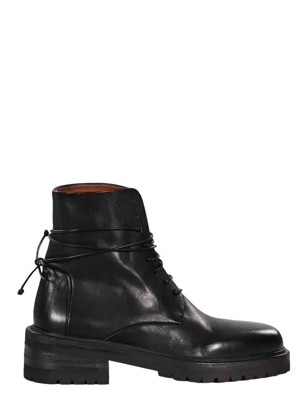 Marsèll Calzone Lace-up Leather Boots - Black