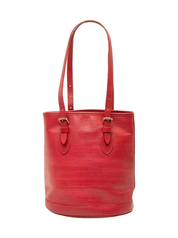 LOUIS VUITTON 2003 Epi Petit Bucket Bag - Red
