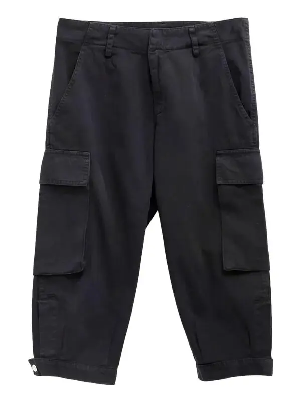 Gimaguas Sara Cropped Cargo Pants - Black