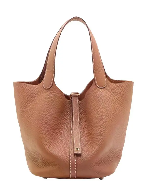 Hermès 2024 Clemence Picotin Lock 22 Handbag - Brown