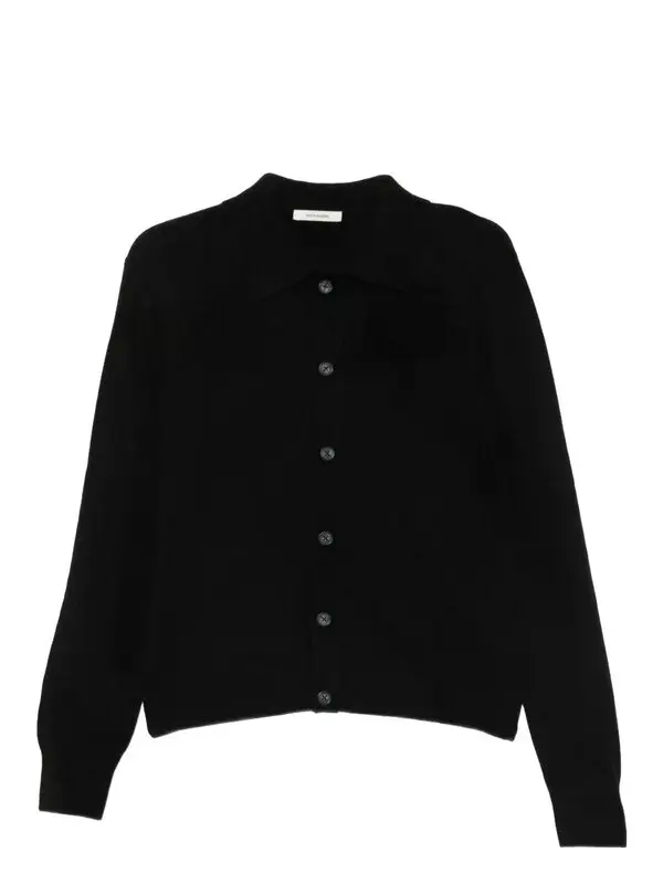 ENTIRE STUDIOS Button-up Collar Cardigan - Black