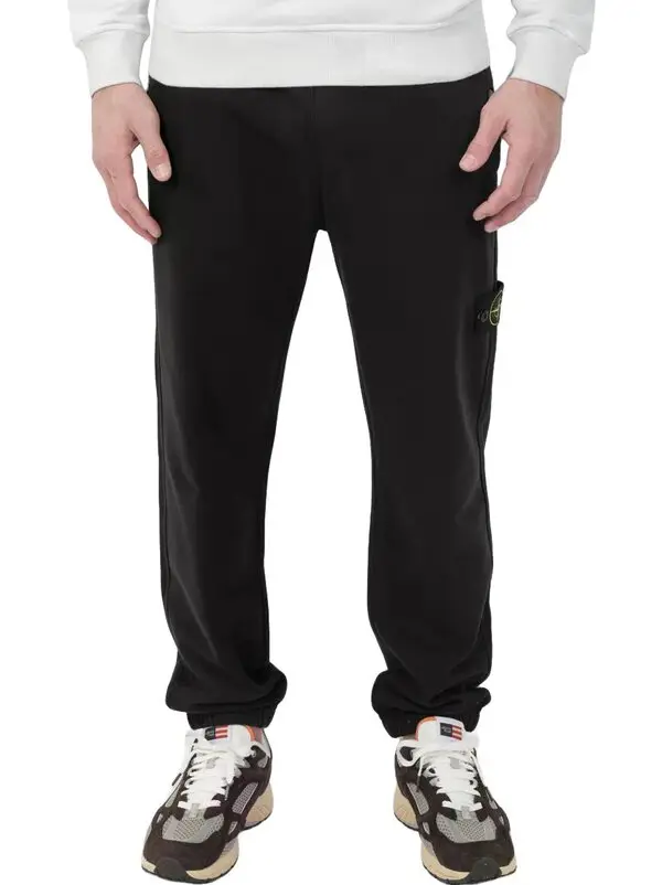 Stone Island Logo-patch Track Pants - Black