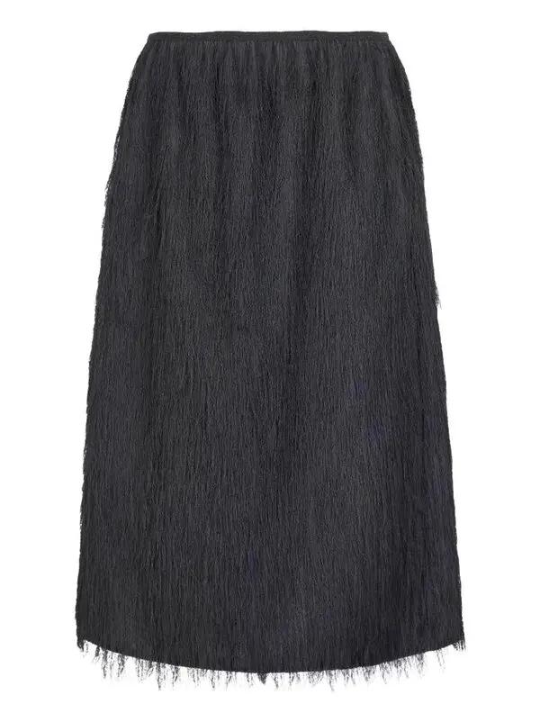 JNBY Fringe-jacquard Skirt - Black