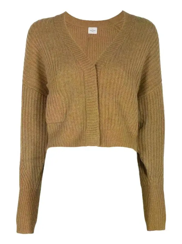 Le Kasha Monaco Ribbed-knit Cardigan - Neutrals