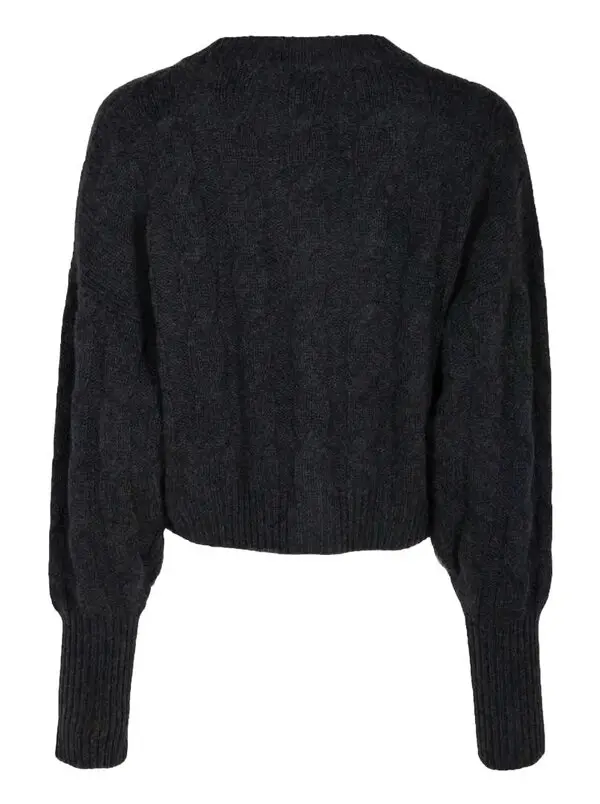 Le Kasha Beaulieu Cable-knit Cardigan - Blue