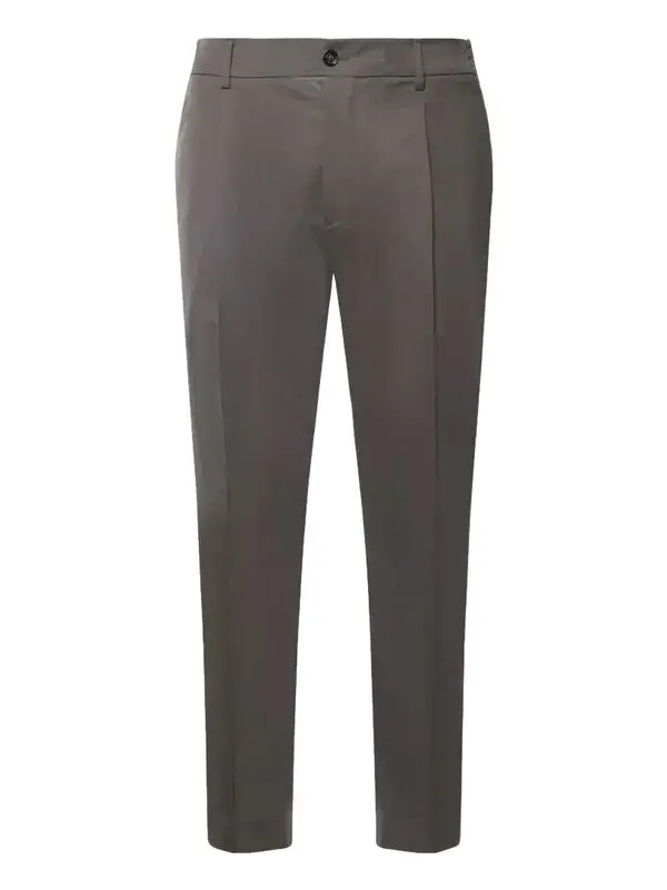 BE ABLE New Riccardo Pleated Tapered Trousers - Grey