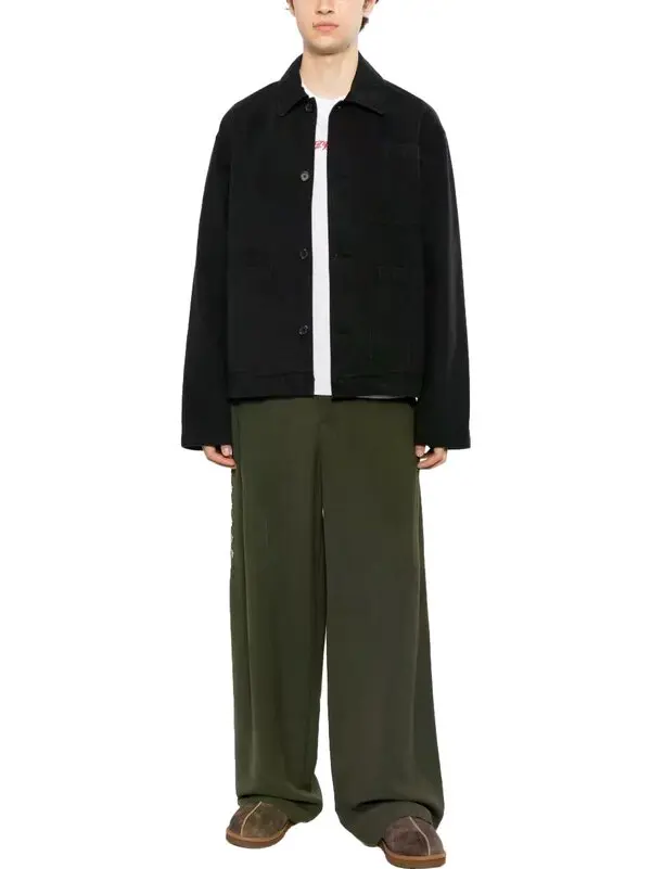 JW Anderson Patch-pocket Denim Jacket - Black