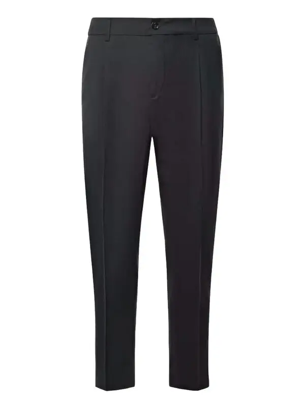 BE ABLE New Riccardo Pleated Tapered Trousers - Blue