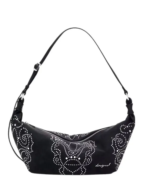 Desigual Dot-pattern Tote Bag - Black